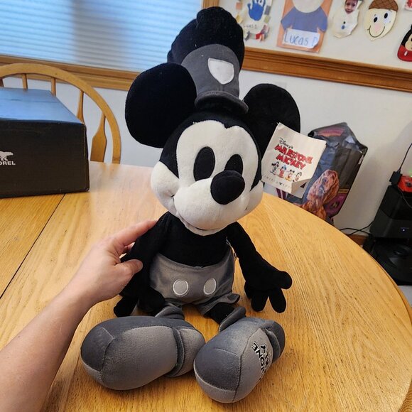 Disney | Toys | Nwt Disney 928 Steamboat Willie Mickey Mouse Stuffed ...